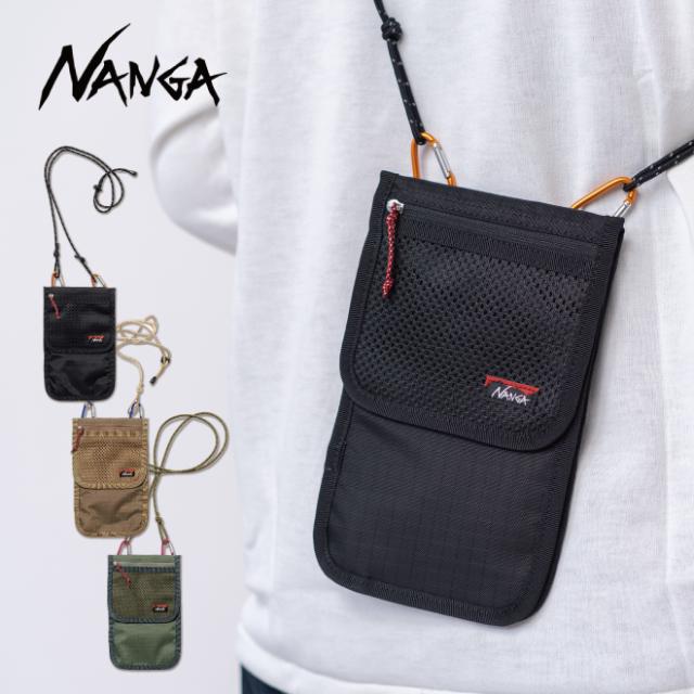 NANGA ナンガ NANGA×SPEAKEASY TRAVEL CASE ストラップ ロープ メンズ レディース アウトドア キャンプ コンパクト スマートフォン ポーチ