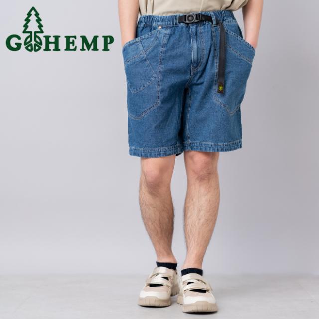 GOHEMP ゴーヘンプ TRAVELER EASY SHORTS デニムパンツ ハーフパンツ