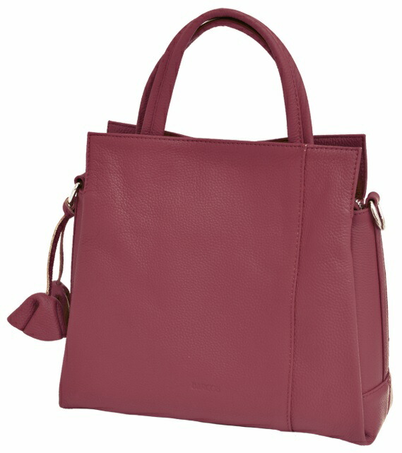 BARCOS バルコス 牛革 2Wayハンドバッグ ＜ルル＞ ボルドー 送料無料 ファッション かばん 鞄 便利 大容量 仕事 おしゃれ フォーマル カジュアル ギフト 贈答