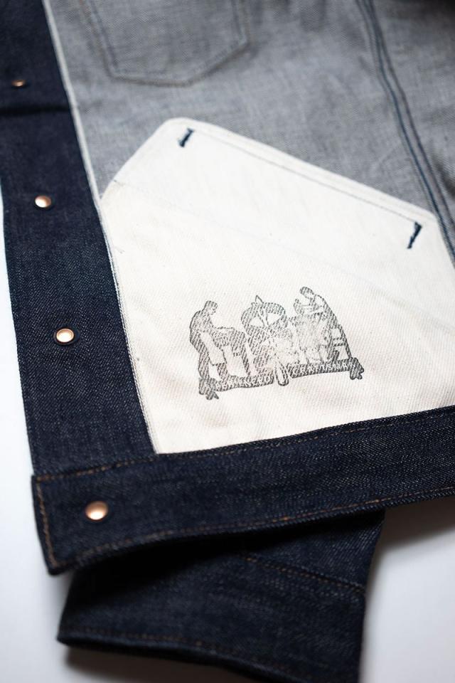 【店舗限定】世界に誇る最高峰デニム レアジャケット Gジャン ビッグジョン 15.5oz 藍聖セルビッチデニム リジッド 坂本デニム 生デニムジャケット  アウター BIG JOHN RARE JACKET 未洗い ( r609-000 )  ジージャン インディゴセルビッチ メンズ 送料無料 日本製 アーベン