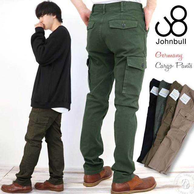 【待望の11464リニューアル再生産決定】ジョンブル メンズ Johnbull スリムパンツ ストレッチ タイト テーパード ジャーマニー カーゴパの通販はau PAY マーケット ...