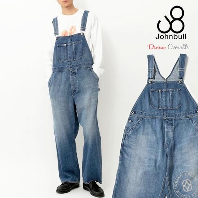 ジョンブル サロペット Johnbull メンズ デニム ワークオーバーオール ジーンズ 12.5オンス ( JM243P03 ) サロペット つなぎ 作業着 メンズファッション ボトムス ロングパンツ オーバーオール リメイク John bull おしゃれ アーベン 普段使い 実用的