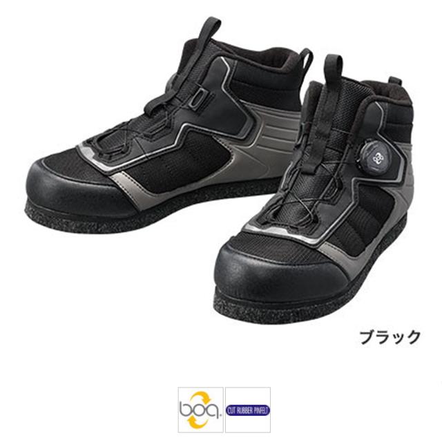 シマノ フットウェア カットラバーピンフェルトフィットシューズ LT FS-041Q 26cm ブラック