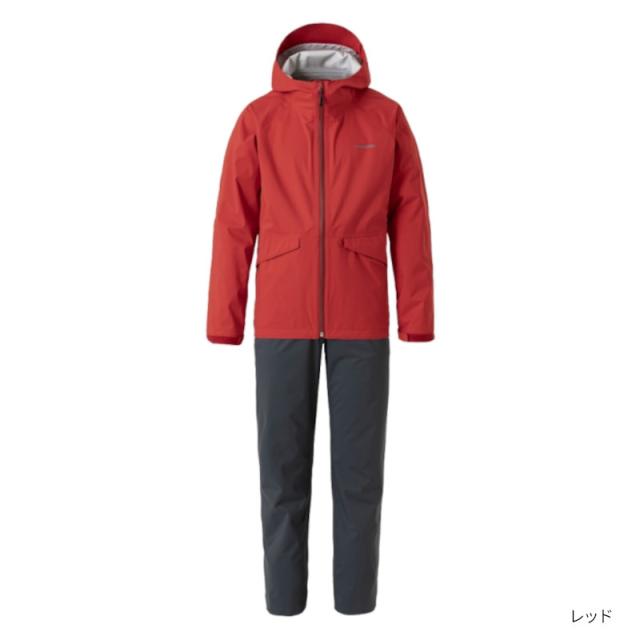 【アウトレット】 シマノ ウェア ベーシック フィッシングレインスーツ XL レッド RA-005V