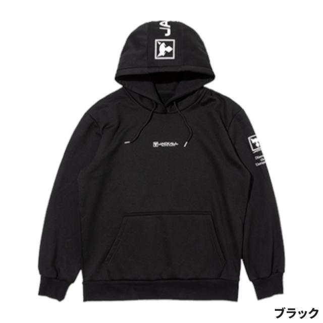 ジャッカル 防寒ウェア プルオーバーフーディ HU-A001 S ブラック
