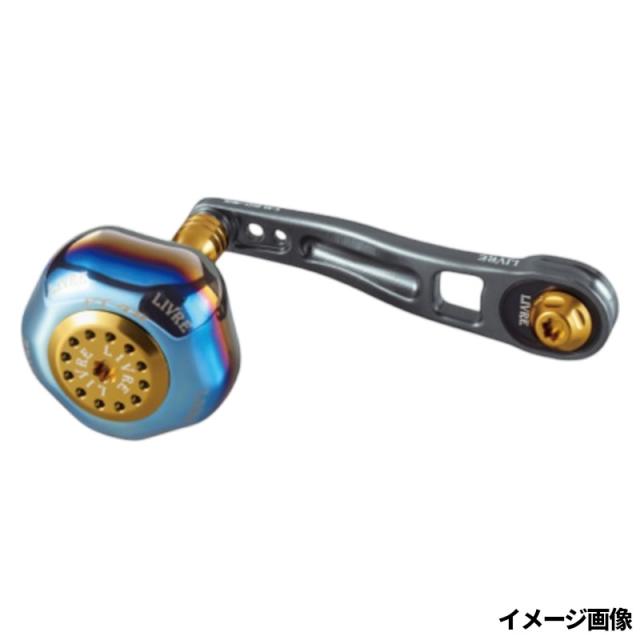 リブレ リールパーツ LB 80-85 M8(シマノ/ダイワ300番〜) 左巻 ガンメタ/ゴールド LB88-SDL メガテック