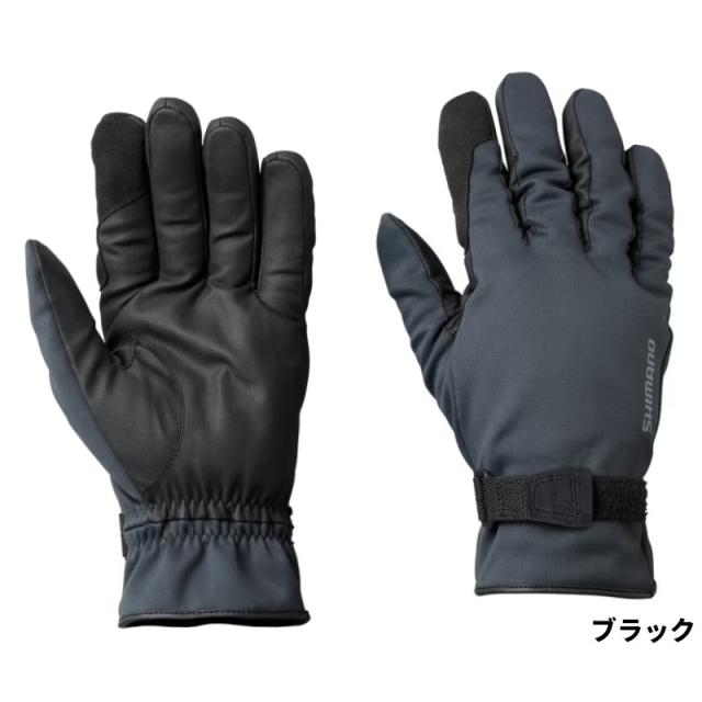 【現品限り】 シマノ 防寒ウェア 防水 グローブ XL ブラック GL-085W【ゆうパケット】