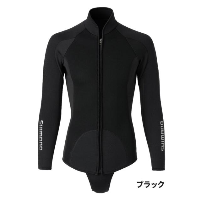 シマノ ウェア ガードジャケット Ｍ ブラック FI-001V