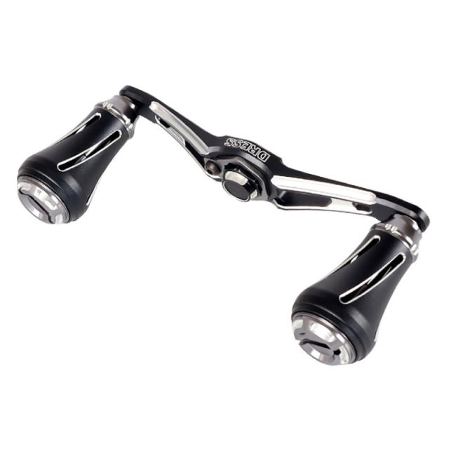 ドレス（DRESS） リールパーツ カスタムハンドル W ヴァーテックス 100mm ダイワ ベイトリール専用 ガンメタ 左右共用