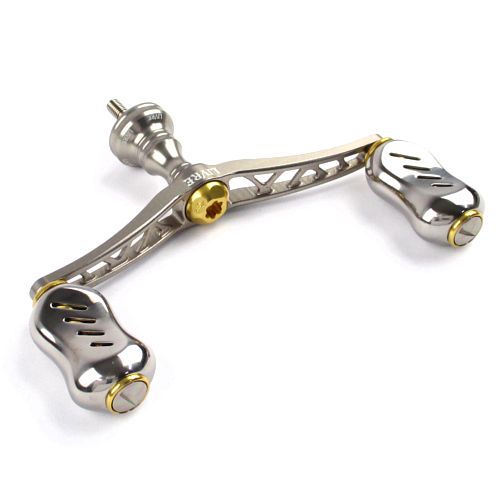 リブレ リールパーツ ウイング１００ フィーノノブ シマノＳ２用 ＷＤ１００−ＦＩＳ２ チタンＰ／ゴールドＧ