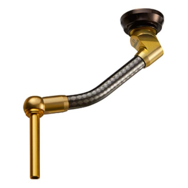 SLPワークス SLPW ダイワ リールパーツ SLPW 45mmカーボンライトハンドル /ゴールド