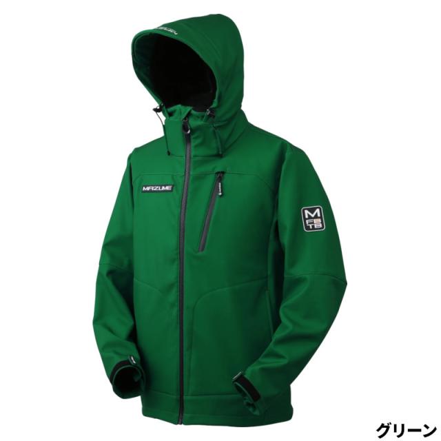 【アウトレット】 オレンジブルー 防寒ウェア マズメ ウインドカットジャケット M グリーン MZFW-797