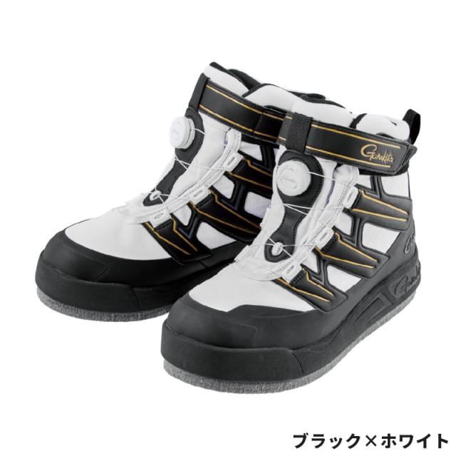 がまかつ フットウェア Gスペック フェルトスパイクシューズ(パワータイプ) M ブラック×ホワイト GM4550
