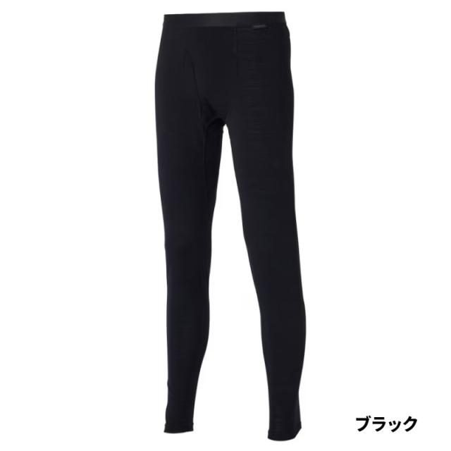 シマノ 防寒ウェア メリノウール アクティブウォーム インナータイツ M ブラック IN-051X