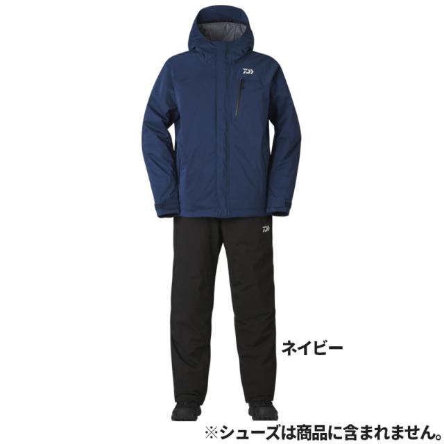 【現品限り】 ダイワ 防寒ウェア DW-3524 RAINMAX ウィンタースーツ M ネイビー
