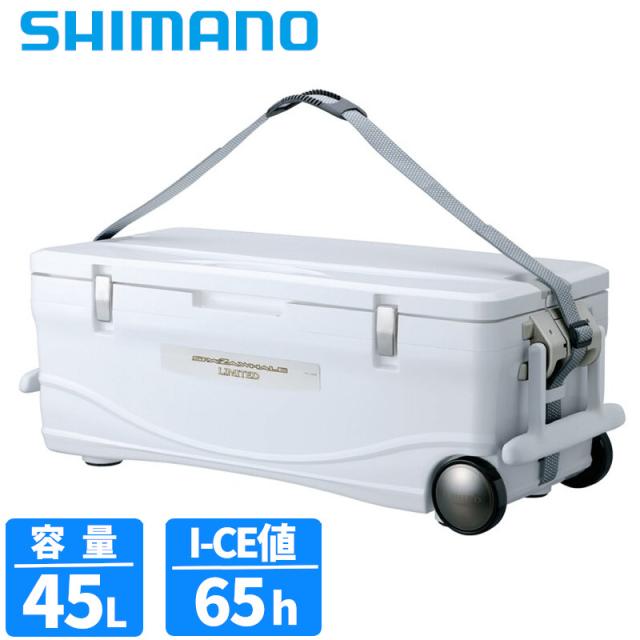 シマノ クーラーボックス スペーザ ホエール リミテッド 45L HC-045L アイスホワイト クーラーボックス【大型商品】