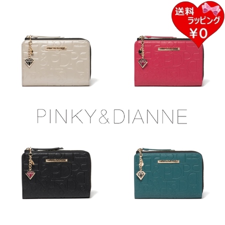 ピンキー＆ダイアン Pinky&Dianne 財布 折財布 カヌレ L字ファスナー折り財布  ブランド 正規品 新品 ギフト プレゼント 人気 おすすめ 誕生日 記念日 クリスマス 送料無料 ラッピング無料