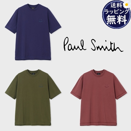 ポールスミス Paul Smith Tシャツ Happy 半袖 綿100%  ブランド 正規品 新品 ギフト プレゼント 人気 おすすめ 誕生日 記念日 クリスマス 送料無料 ラッピング無料