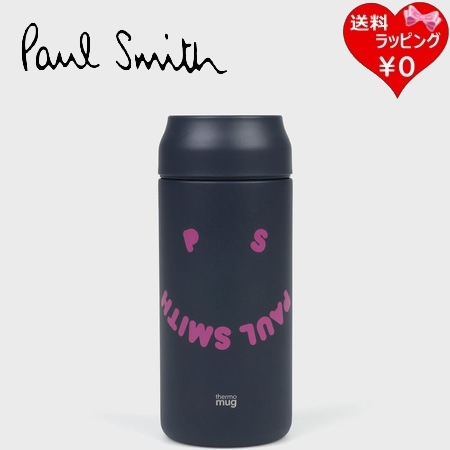 ポールスミス Paul Smith タンブラー サーモマグ thermo mug × Paul Smith Happy オールデイ ボトル ネイビー  ブランド 正規品 新品 ギフト プレゼント 人気 おすすめ 誕生日 記念日 クリスマス 送料無料 ラッピング無料