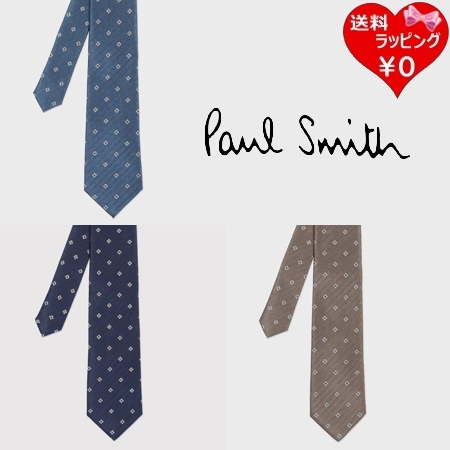 ポールスミス Paul Smith ネクタイ コントラスト小紋 タイ日本製 シルク100%  ブランド 正規品 新品 ギフト プレゼント 人気 おすすめ 誕生日 記念日 クリスマス 送料無料 ラッピング無料
