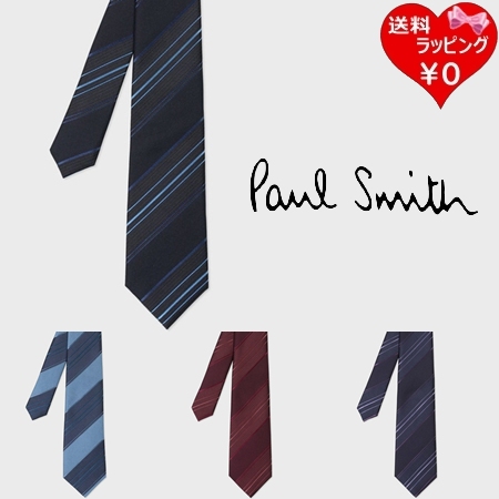 ポールスミス Paul Smith ネクタイ コントラストレジメンタル タイ 日本製  ブランド 正規品 新品 ギフト プレゼント 人気 おすすめ 誕生日 記念日 クリスマス 送料無料 ラッピング無料