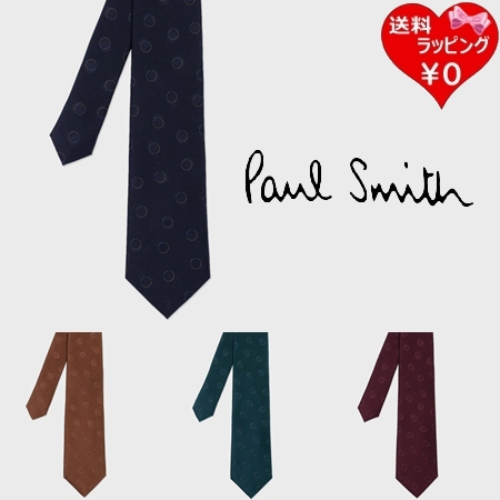 ポールスミス Paul Smith ネクタイ マルチカラー ドットリング タイ 日本製  ブランド 正規品 新品 ギフト プレゼント 人気 おすすめ 誕生日 記念日 クリスマス 送料無料 ラッピング無料
