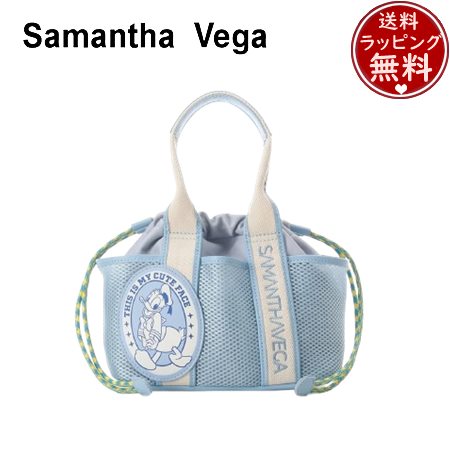 サマンサベガ Samantha Vega ミッキーマウス＆フレンズロゴテープハンドバッグ ドナルドダック  ブランド 正規品 新品 ギフト プレゼント 人気 おすすめ 誕生日 記念日 クリスマス 送料無料 ラッピング無料
