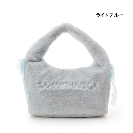 サマンサベガ Samantha Vega ショルダーバッグ シフォンリボンファー