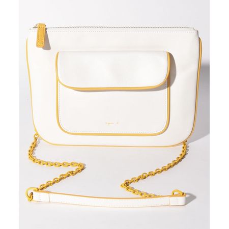 アニエスべー ショルダーバッグ 2way ホワイト agnes b ブランド 正規品 新品 ギフト プレゼント 人気 おすすめ 誕生日 記念日 クリスマス 送料無料 ラッピング無料