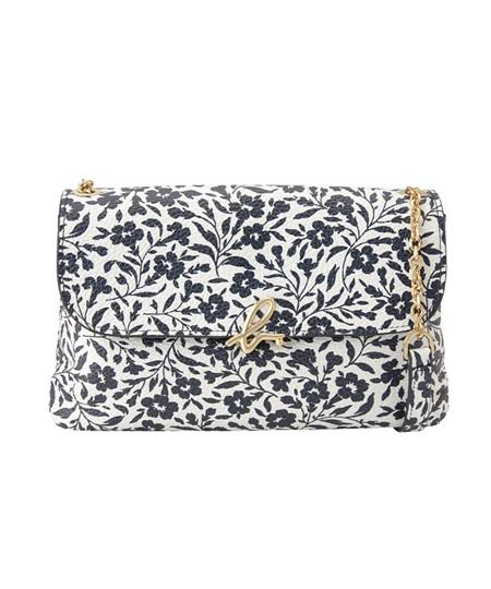 アニエスべー ショルダーバッグ The b. フラワープリントミニショルダーバッグ ブラック系 agnes b ブランド 正規品 新品 ギフト プレゼント 人気 おすすめ 誕生日 記念日 クリスマス 送料無料 ラッピング無料