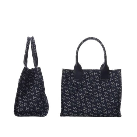 サマンサタバサ Samantha Thavasa ハンドバッグ Denim ST Jacquard