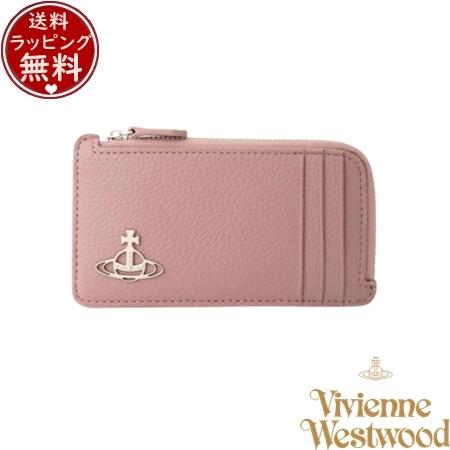 ヴィヴィアン ウエストウッド Vivienne Westwood 名刺入れ PU GRAIN ジップカードケース ピンク ブランド 正規品 新品 ギフト プレゼント 人気 おすすめ 誕生日 記念日 クリスマス 送料無料 ラッピング無料