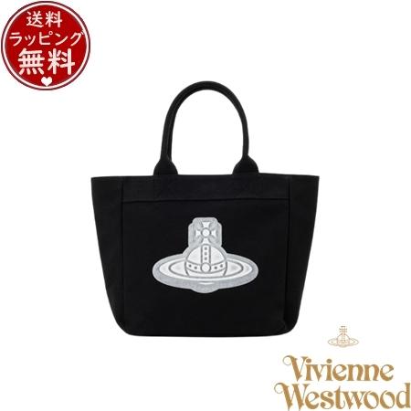 ヴィヴィアン ウエストウッド Vivienne Westwood バッグ トートバッグ CANVAS RUBBER ORBトートバッグM ブラック ブランド 正規品 新品 ギフト プレゼント 人気 おすすめ 誕生日 記念日 クリスマス 送料無料 ラッピング無料