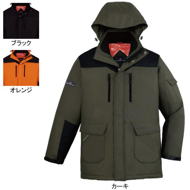 自重堂 作業服 48493 防寒コート（フード付） 4L-5L 秋冬用 作業着