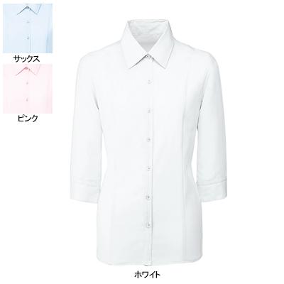 ヌーヴォ FB7097 ブラウス（七分袖） 21号〜23号 オフィスウェア 事務服 制服