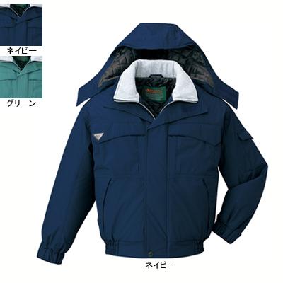 自重堂 作業服 48260 エコ防水防寒ブルゾン（フード付） M-LL 防寒着 防寒服 秋冬用 防寒ブルゾン 作業着