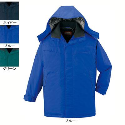 自重堂 作業服 48443 裏アルミ防寒コート（フード付） M-LL 防寒着 防寒服 秋冬用 防寒ブルゾン 作業着