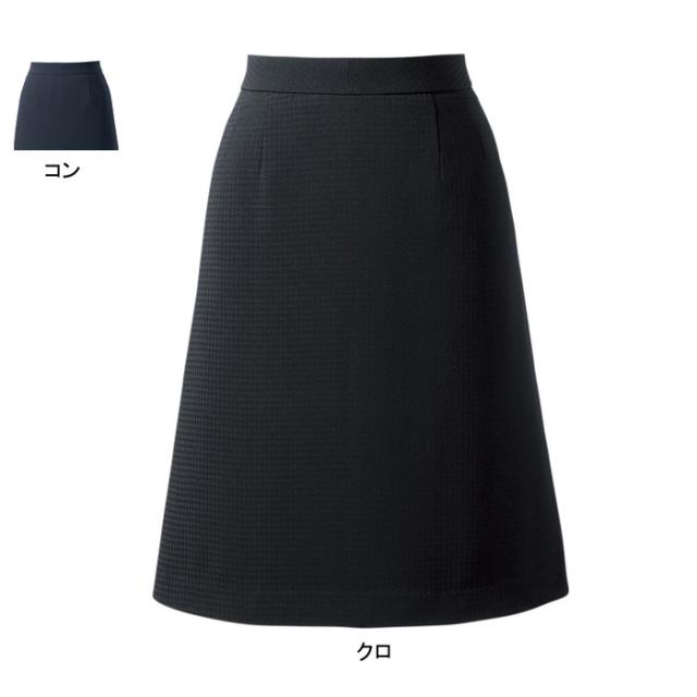 ピエ S4501 キテミテ体感Aラインスカート 23号〜29号 【事務服・制服・オフィスウェア】