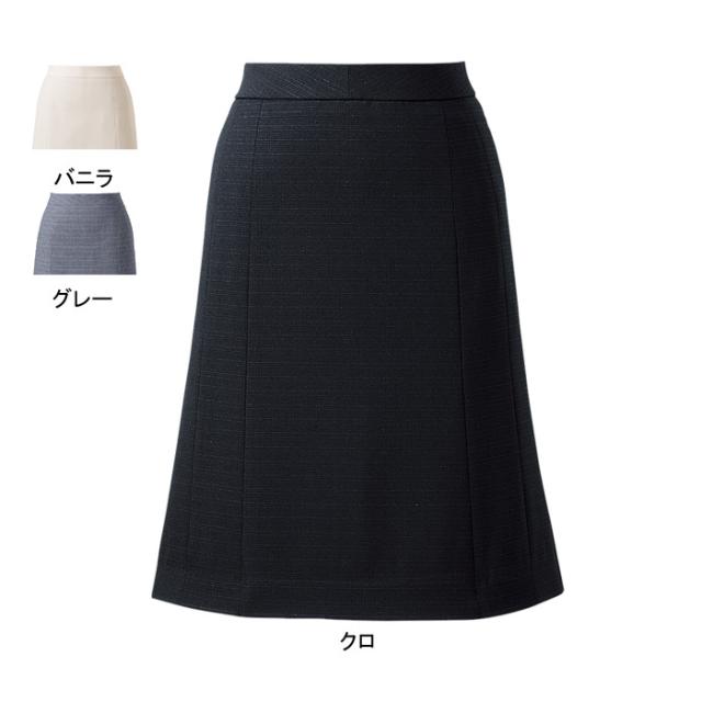 ピエ S4511 キテミテ体感フレアーススカート 23号〜29号 【事務服・制服・オフィスウェア】