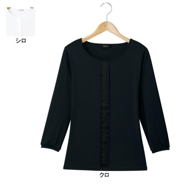 事務服・制服・オフィスウェア ピエ HCN8201 カットソー(八分袖) 4L