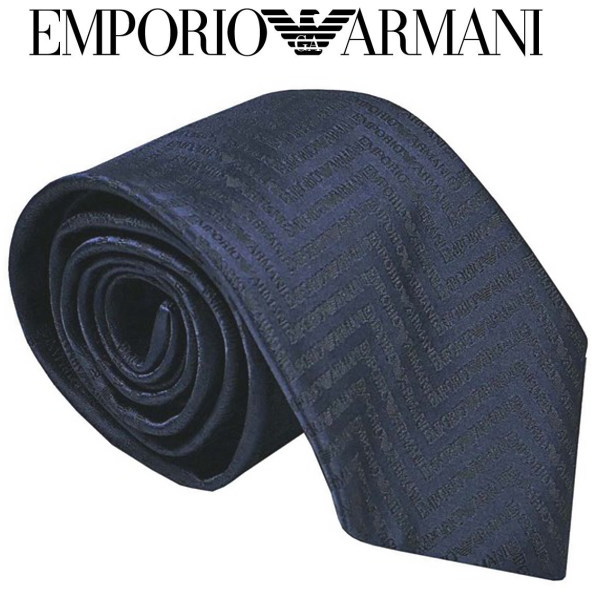 エンポリオアルマーニ ネクタイ NIGHT BLUE系 イタリー製 シルク100％ ギフト プレゼント 贈答品 記念品 就職祝い 昇進祝い エンポリオアルマーニ ネクタイ BLUE系 イタリー製 シルク100％ ギフト