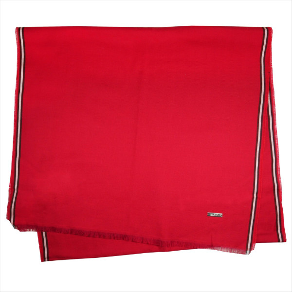 バリー マフラー スカーフ BALLY ダークレッド系 コットン イタリー製 ギフト プレゼント