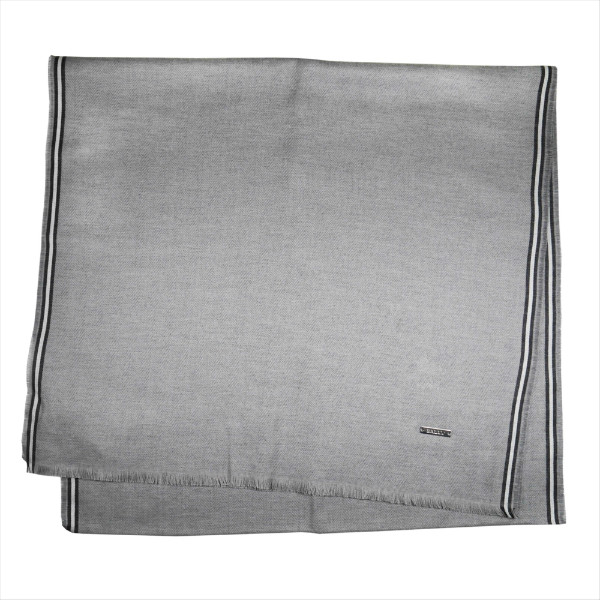 バリー マフラー スカーフ BALLY シルバー系 コットン イタリー製 ギフト プレゼント