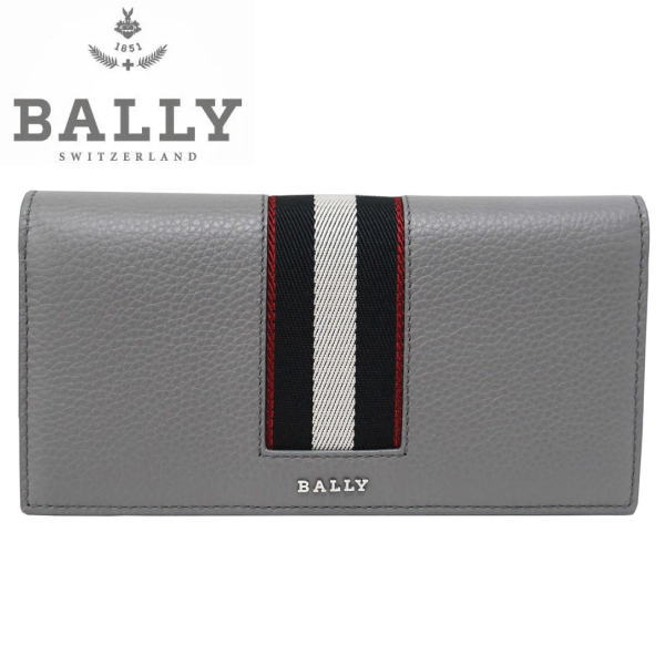 BALLY バリー 長財布 ファスナー小銭入れ付 DARK MINERAL PALLADI ダークミネラル メンズ財布 ADRIA 6306282