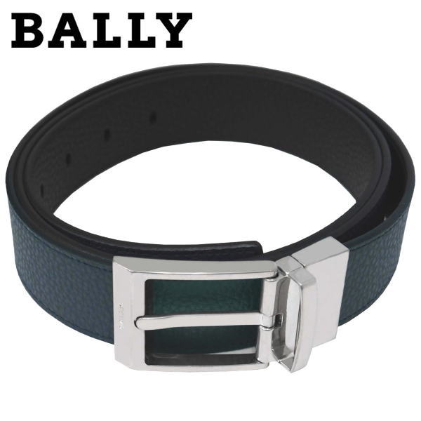 バリー BALLY メンズベルト DRESS 6304878 型押しネイビー 型押しブラック リバーシブルベルト イタリー製 ギフト プレゼント 贈答品 記念品 就職祝い 昇進祝い