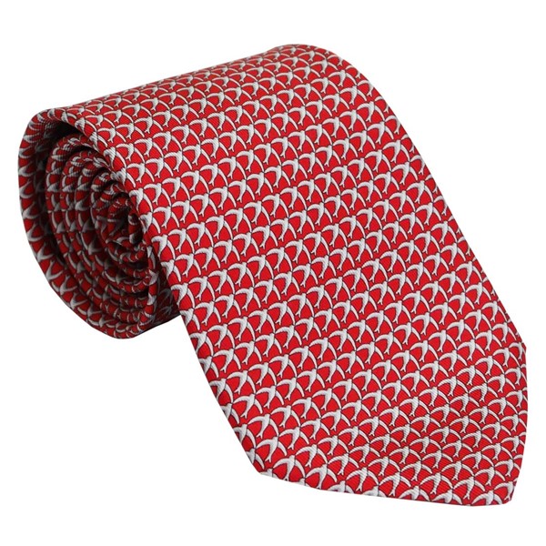 サルバトーレ フェラガモ salvatore ferrgamo ネクタイ レッド系 シルク100％ イタリー製 702852 ギフト プレゼント 贈答品 記念品