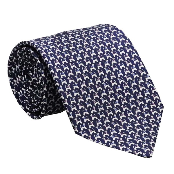 サルバトーレ フェラガモ salvatore ferrgamo ネクタイ ネイビー系 シルク100％ イタリー製 722108 ギフト プレゼント 贈答品 記念品