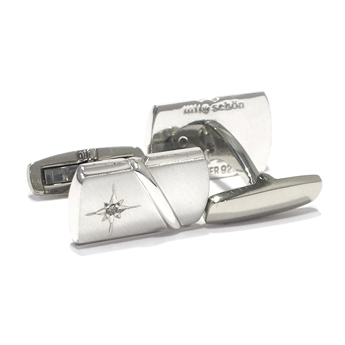 ミラ・ショーン milasohon カフス カフリンクス ダイヤモンド ロジウム MSC20293D ギフト プレゼント 成人式 父の日