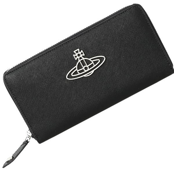 Vivienne Westwood ヴィヴィアンウエストウッド ラウンドファスナー長財布 SAFFIANO イタリー製 51050003-L001N No-18 ギフト プレゼント 贈答品