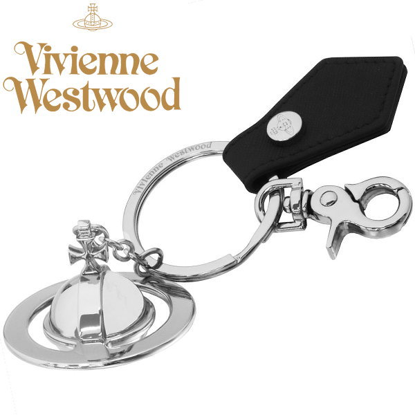 Vivienne Westwood キーリング シルバー SAFFIANO 3D ORB 8203010HU-OM0009-N405 SILVER